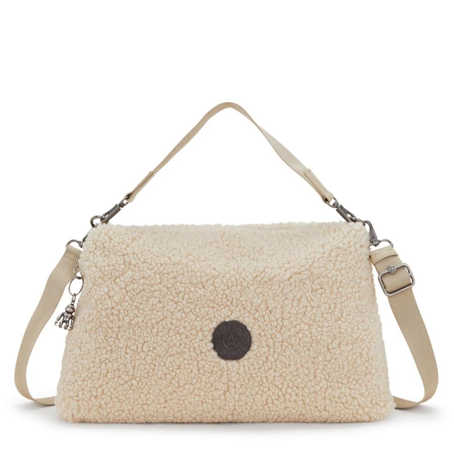 kipling キプリング 公式 ショルダーバッグ POLLIE M(Natural Fuzz) ポリーエム(ナチュラルファズ ...