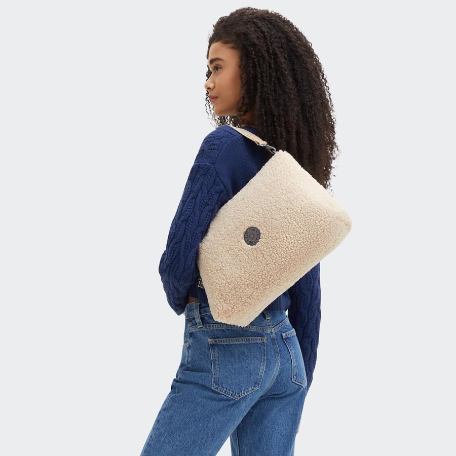 キプリング 公式 ショルダーバッグ POLLIE M(Natural Fuzz) ポリーエム(ナチュラルファズ) KI63318PF ...