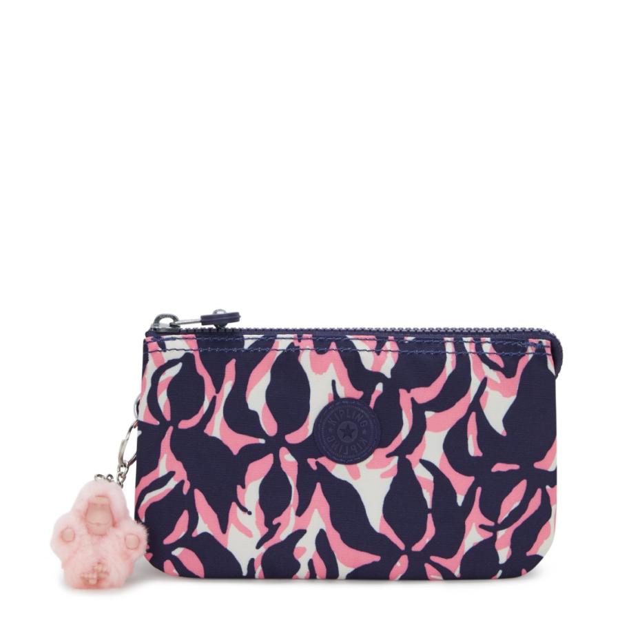 kipling キプリング 公式 ポーチ CREATIVITY L(Palm Mood) クリエイティビティエル(パームムード) KI74106PQ ベーシックプリント コレクション : 公式 ...