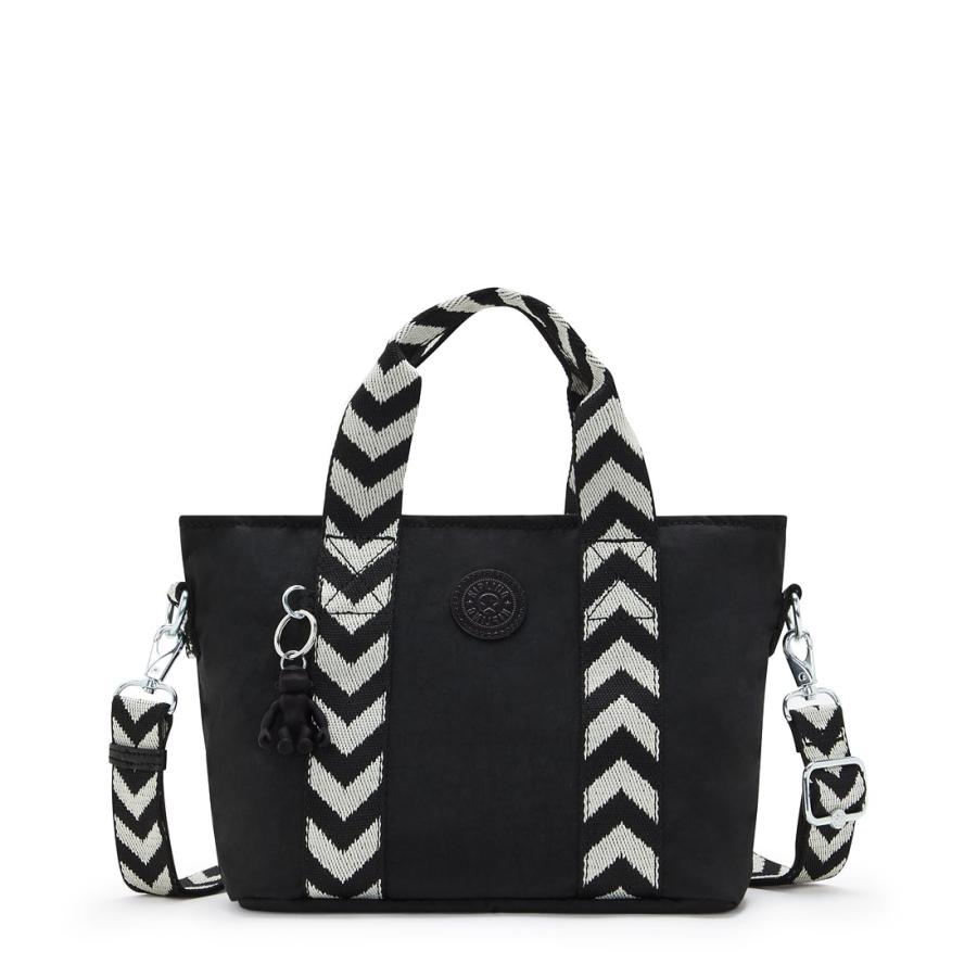 kipling キプリング 公式 トートバッグ MINTA(Black Chevron) ミンタ(ブラックシェブロン) KI75410KD ベーシック コレクション : 公式 キプリング ...