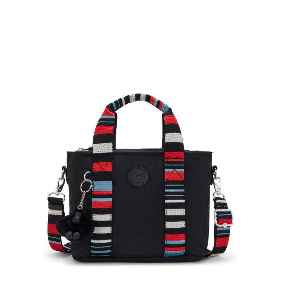 kipling キプリング 公式 トートバッグ MINTA(Black Noir Str) ミンタ(ブラックノワールストライプ) KI7541V77 ベーシック コレクション : 公式 ...