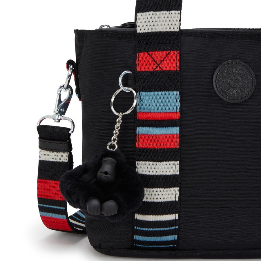 kipling キプリング 公式 トートバッグ MINTA(Black Noir Str) ミンタ(ブラックノワールストライプ) KI7541V77 ベーシック コレクション : 公式 ...