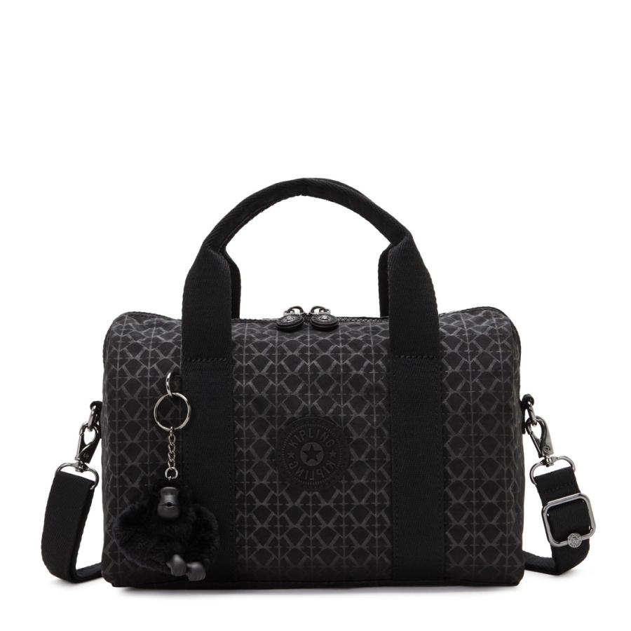 kipling（キプリング） 公式 ボストンバッグ BINA M(Signature Emb) ビーナエム(シグネチャーエンボス ...