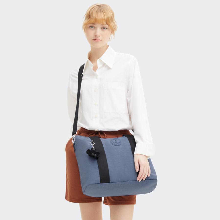 kipling キプリング 公式 トートバッグ MINTA L(Blue Lover) ミンタエル(ブルーラバー) KI780756V ベーシック コレクション : 公式 キプリング - 通販 ...