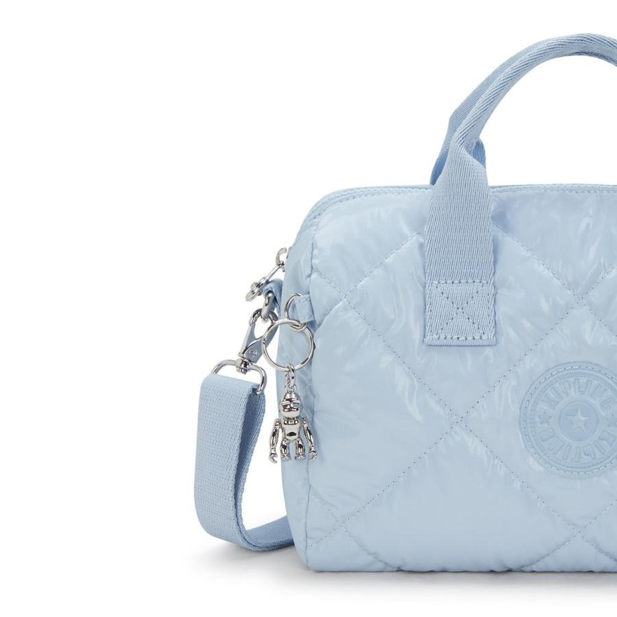 kipling（キプリング） 公式 ボストンバッグ BINA M(Glowing Blue Ql) ビーナエム(グローイングブルーキルト ...