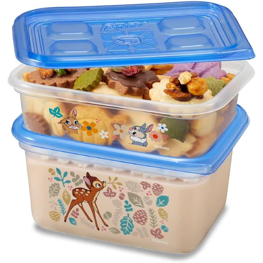 ジップロック [売り切れました] コンテナー 長方形480ml＆820ml 各1個入 バンビ : きらく屋 - 通販 - Yahoo!ショッピング