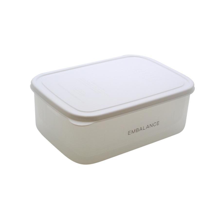 レクタングルコンテナ 2100ml（ザルなし） 【エンバランス】 EMBALANCE RECTANGLE CONTAINER : きらら自然 ...