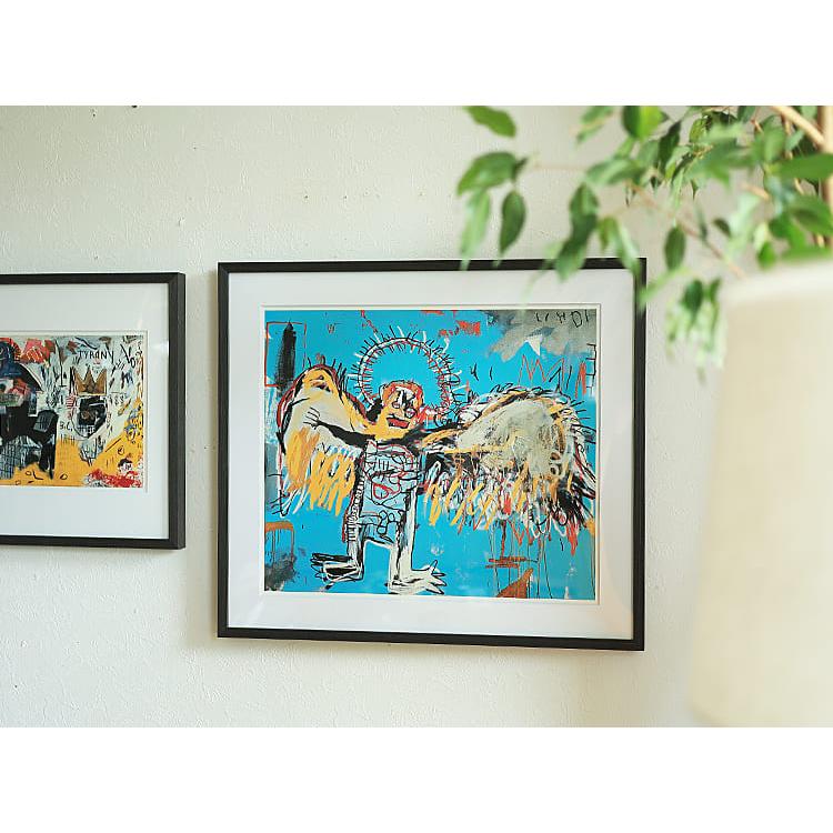 アートポスター Jean-Michel Basquiat 「FalLen Angel ,1981」 インテリア 絵 絵画 アート アート ...