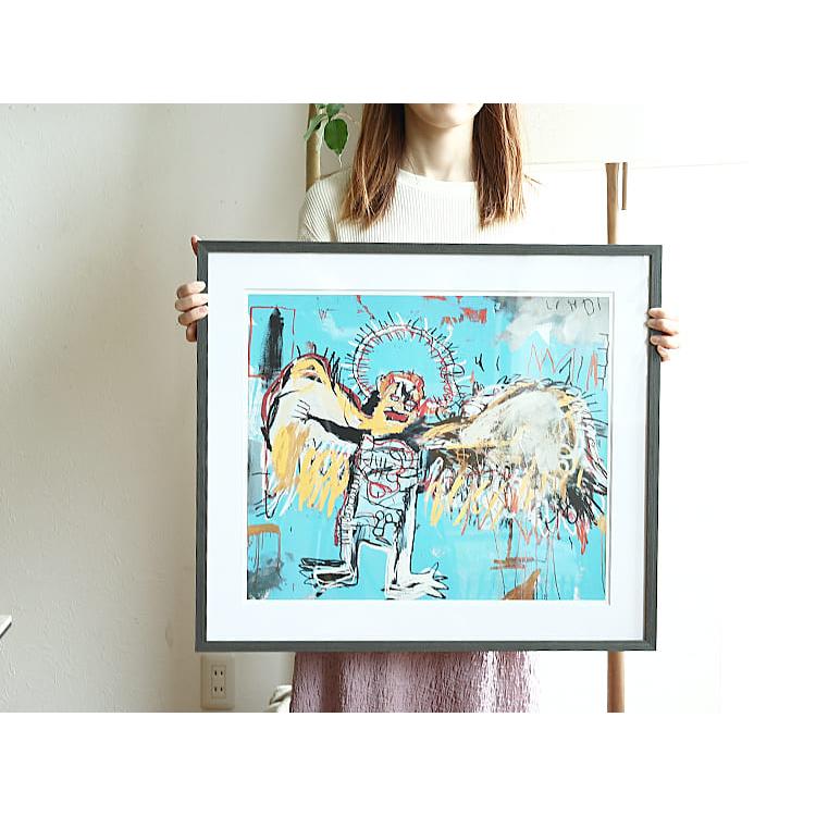 アートポスター Jean-Michel Basquiat 「FalLen Angel ,1981」 インテリア 絵 絵画 アート アート ...