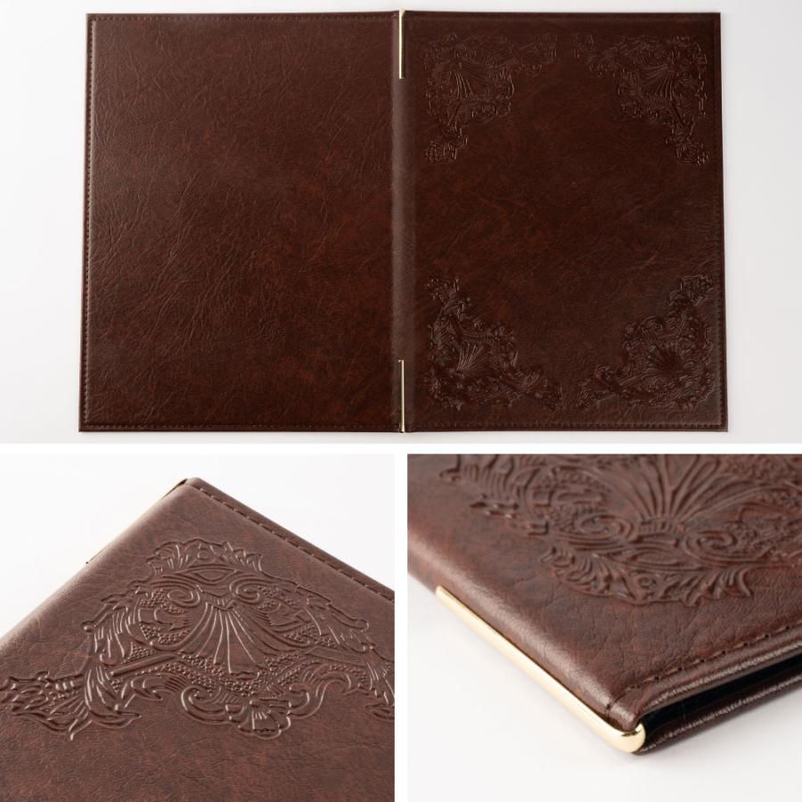 洋風メニューブック メニューブック A4 メニュークリップ 洋風 メニューカバー おしゃれ 飲食店 メニュー表 ファイルブック 業務用 高級 yyb-cp04 : キラスターストア - 通販 ...