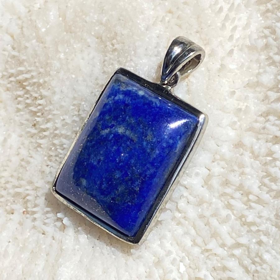 ラピスラズリ ペンダントトップ（2414）シルバー磨き用布付 天然石 パワーストーン : キラワールド - 通販 - Yahoo!ショッピング