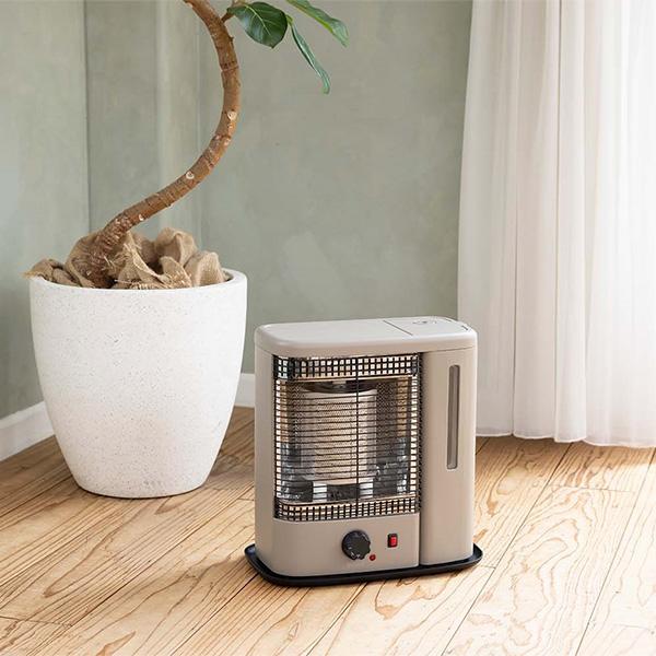 【11/1〜30％クーポン】クワッズ WARMTH ウォームス 電気ストーブ QS213 加湿 1台2役 遠赤外線効果 QUADS クワッズ ...