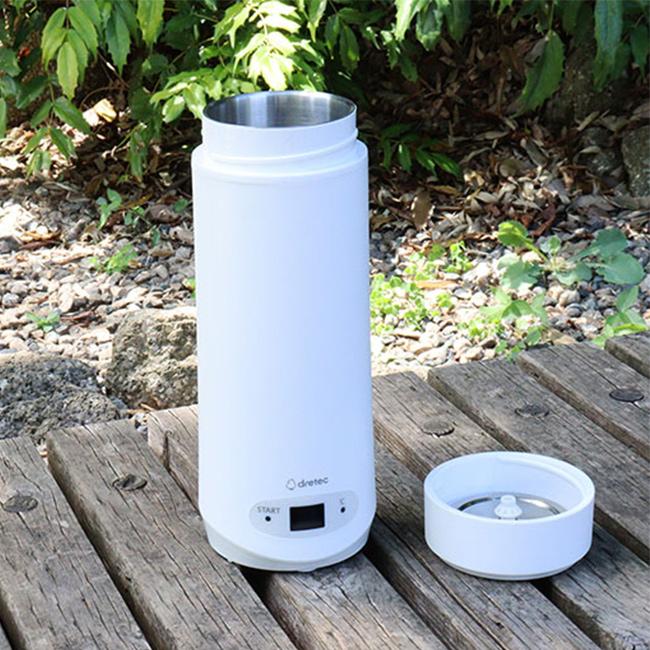 dretec ドリテック 沸かせる温調ボトル 350ml(湯沸かし ボトル ポット 小型 簡易 携帯 持ち運び 一人 アウトドア ベビー) : キレイスポット - 通販 - Yahoo!ショッピング