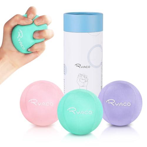 RYACO ストレス解消ボール 握力トレーニング エクササイズボール ハンドグリップ 握力アップ ジェルボール3点セット 大人・子供用 ソフト・ : ルミナスエイト ヤフー店 - 通販 ...