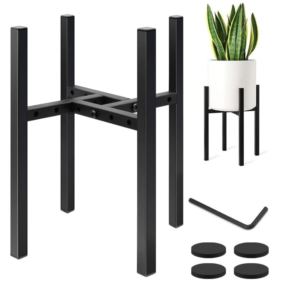 Athvcht フラワースタンド 幅22-31cmまで調整 鉢スタンド 植木鉢台 花台 鉄製 観葉植物 台 植木鉢置き プランター プラントスタ : ルミナスエイト ヤフー店 - 通販 ...