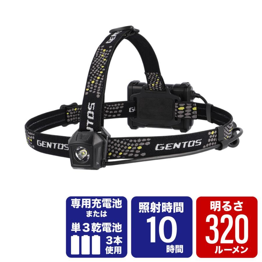 GENTOS ジェントス ハイブリッド式小型LEDヘッドライト GD-001H ANSI規格準拠 ブラック : キリーショップ ヤフー店 ...