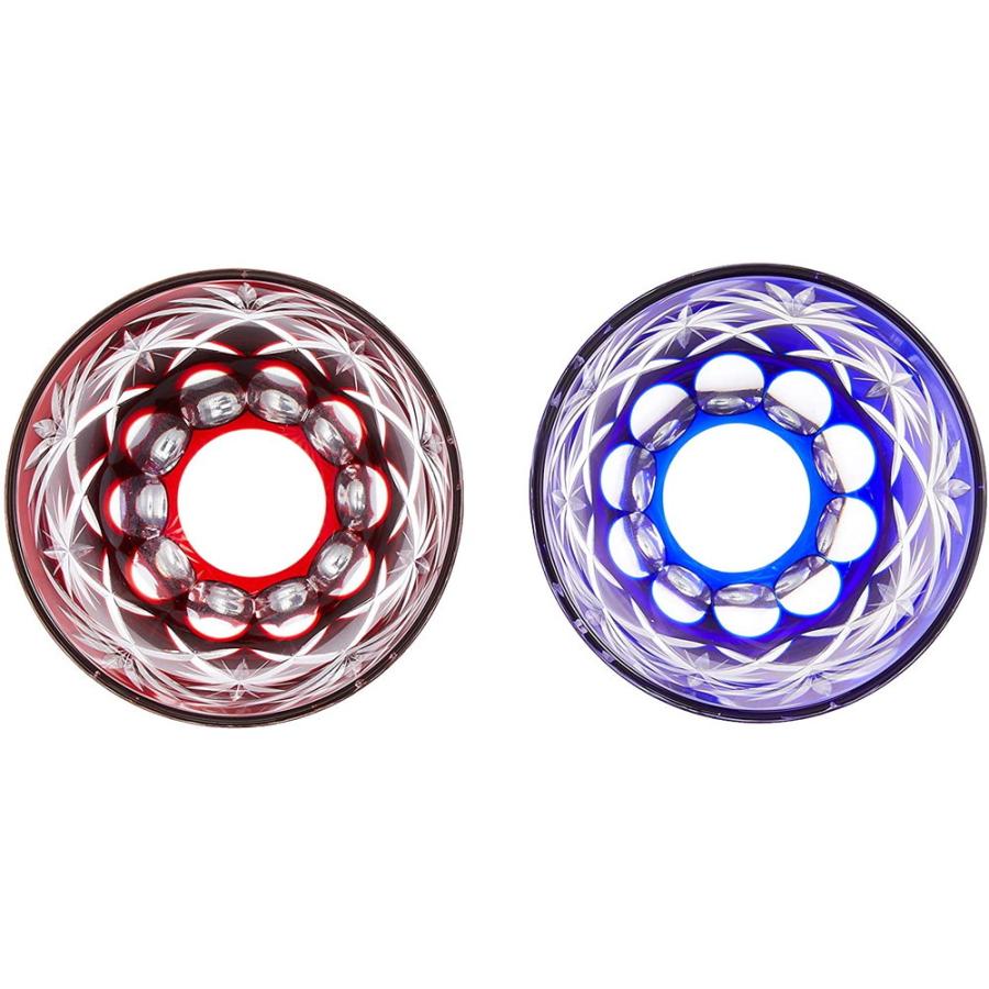 田島硝子 江戸切子 星切子 ぐい呑 ペア TG98-203-2 : キリーショップ ヤフー店 - 通販 - Yahoo!ショッピング