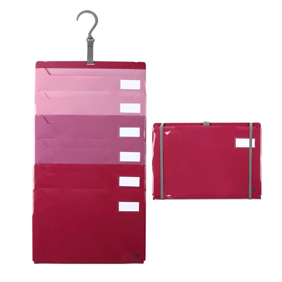 ジット ファイル仕分け上手 A4 6ポケット 壁掛け・たためる2wayファイル ピンク A4-6P-PK : キリーショップ ヤフー店 - 通販 - Yahoo!ショッピング