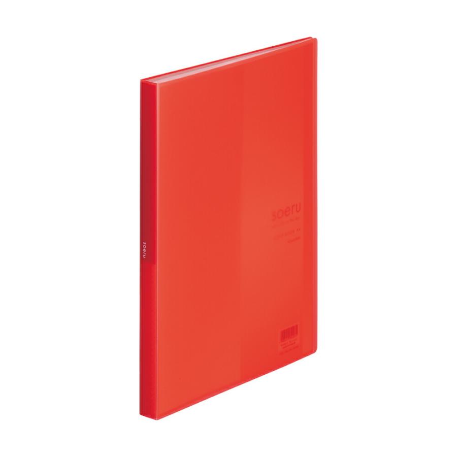 リヒトラブ SOERU クリヤーブック 固定式 A4 40ポケット サニーレッド N-8102-3 : キリーショップ ヤフー店 - 通販 - Yahoo!ショッピング