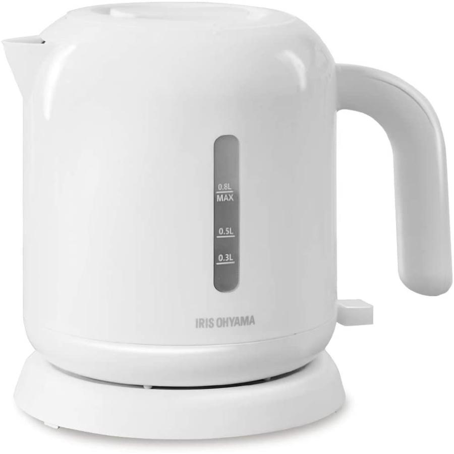 アイリスオーヤマ 電気ケトルベーシックタイプ ホワイト IKEB-800-W : キリーショップ ヤフー店 - 通販 - Yahoo!ショッピング