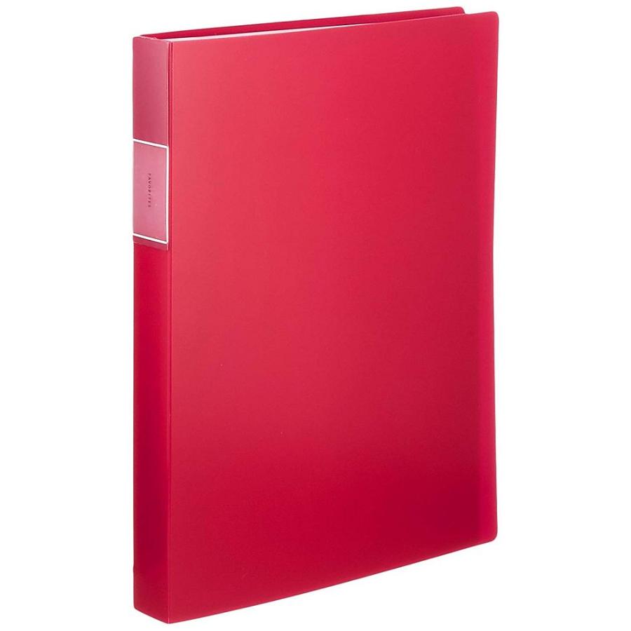 キングジム フェイバリッツ クリアーファイル A4 60P 赤 FV166-3Tアカ : a4971660044689 : キリーショップ ヤフー店 - 通販 - Yahoo!ショッピング