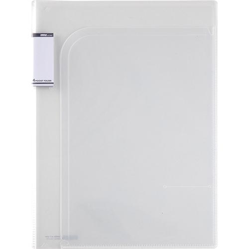 アクティフ セキセイ アクティフV 4ポケットフォルダー A4 クリア ACT-5904-90 : キリーショップ ヤフー店 - 通販 - Yahoo!ショッピング