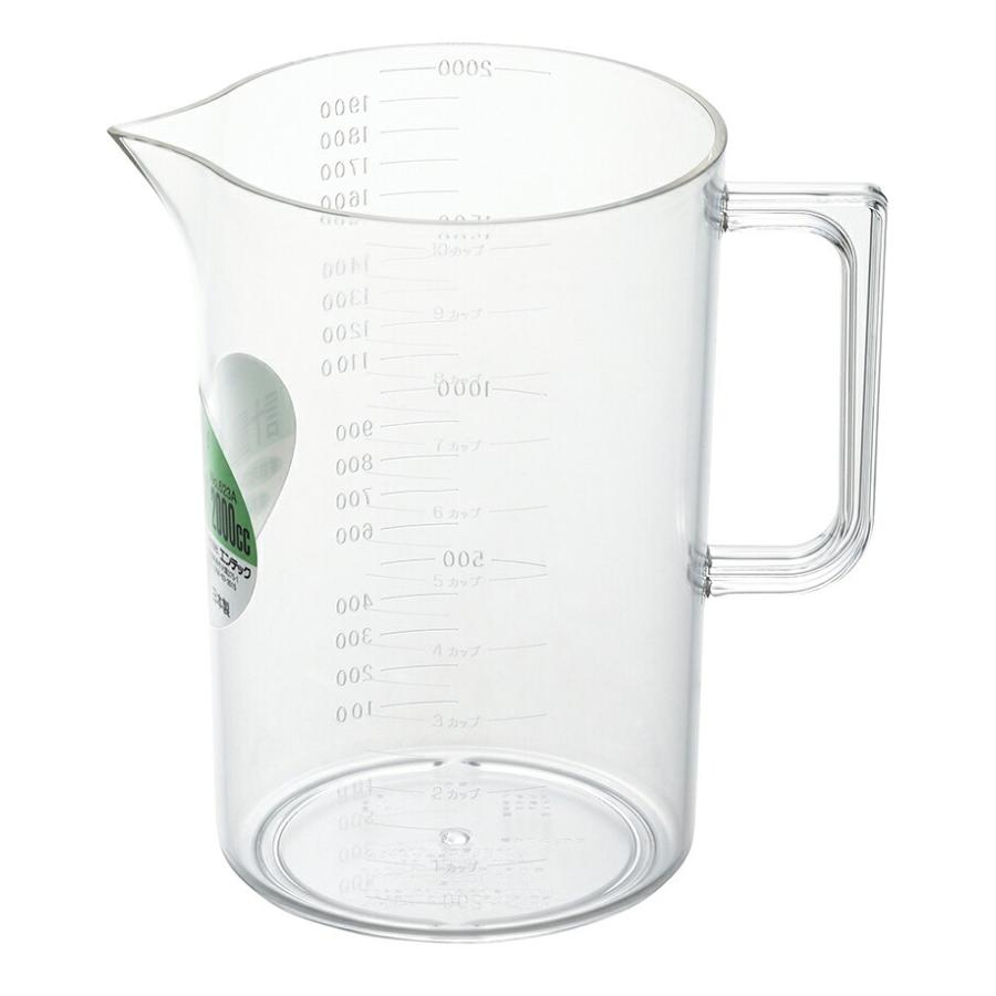 エンテック アクリル計量カップ 2000cc 袋入 623A : キリーショップ ヤフー店 - 通販 - Yahoo!ショッピング