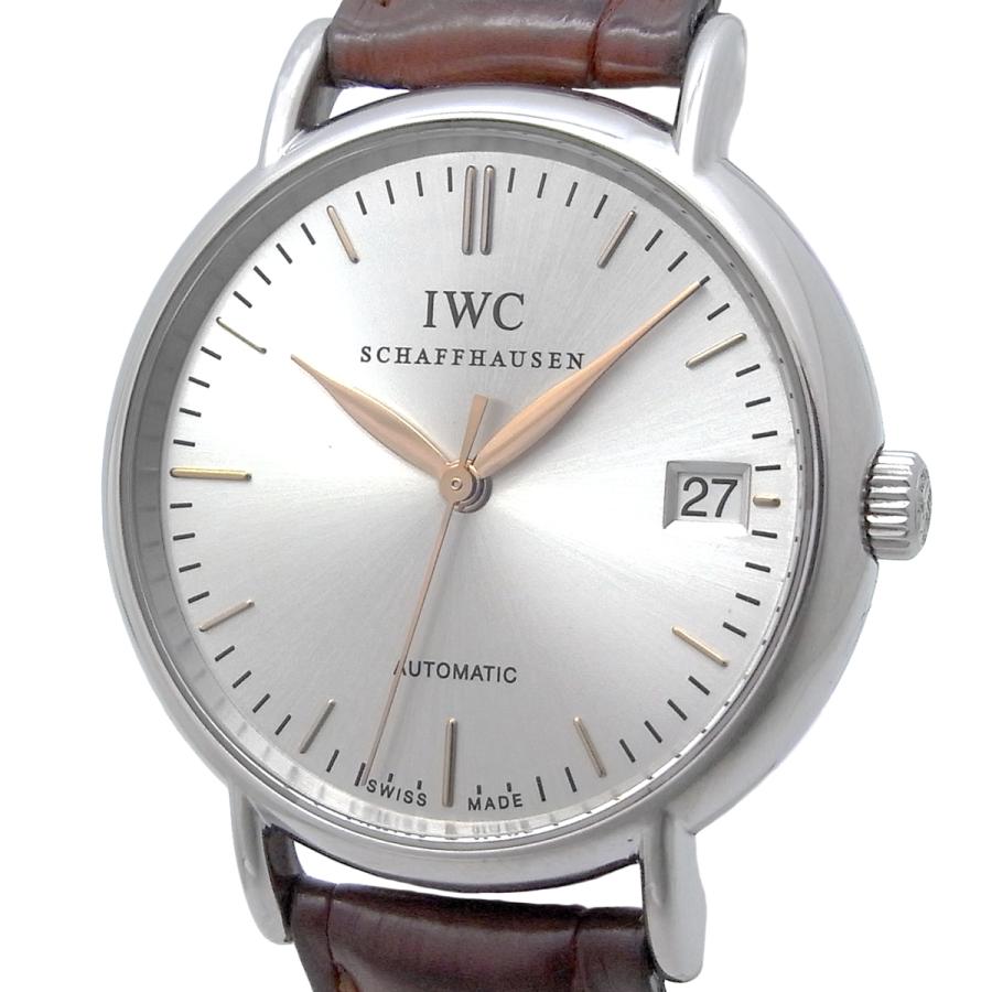 ポートフィノ IWC ミディアムサイズ デイト 自動巻き オートマ IW356404 シルバー文字盤 IWC : BRANDSHOP ...