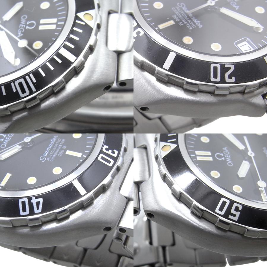 SEAMASTER オメガ シーマスター プロフェッショナル 200m 自動巻き オートマ デイト メンズ 黒文字盤 368.1062 プレボンド OMEGA Seamaster ...