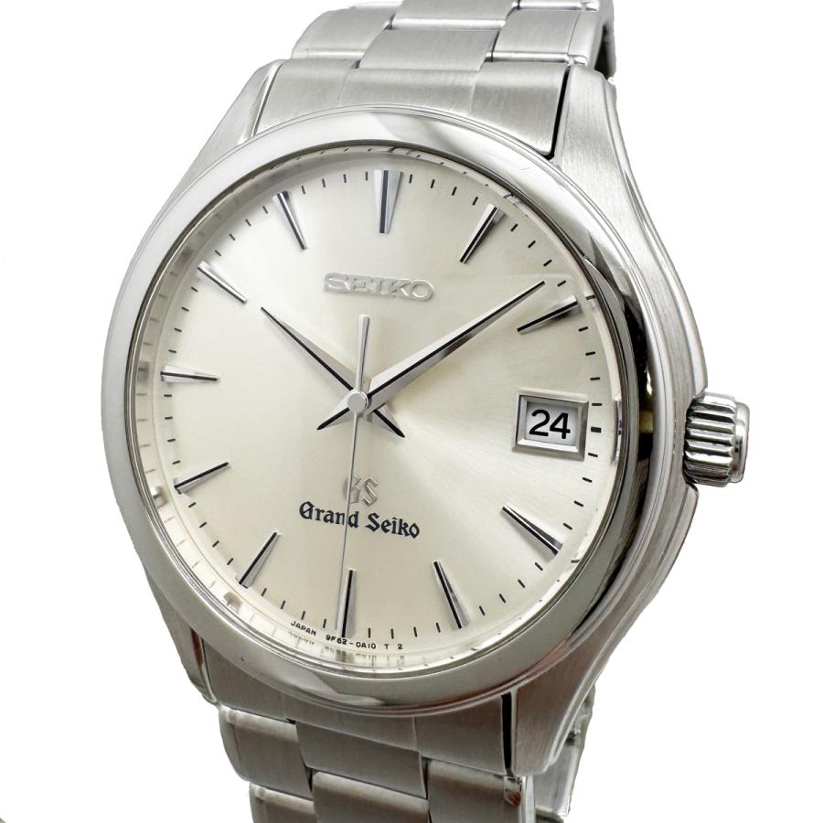Grand Seiko セイコー グランドセイコー メンズ SBGX005 9F62-0A10 クォーツ QZ デイト シルバー文字盤 SEIKO GS 箱 取扱説明書付き ...