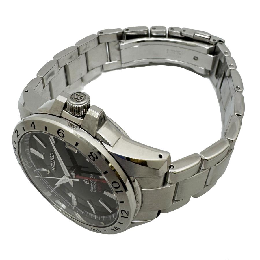 Grand Seiko セイコー グランドセイコー メカニカル GMT メンズ デイト 自動巻き オートマ SBGM027 9S66-00B0 黒文字盤 SEIKO GS ...
