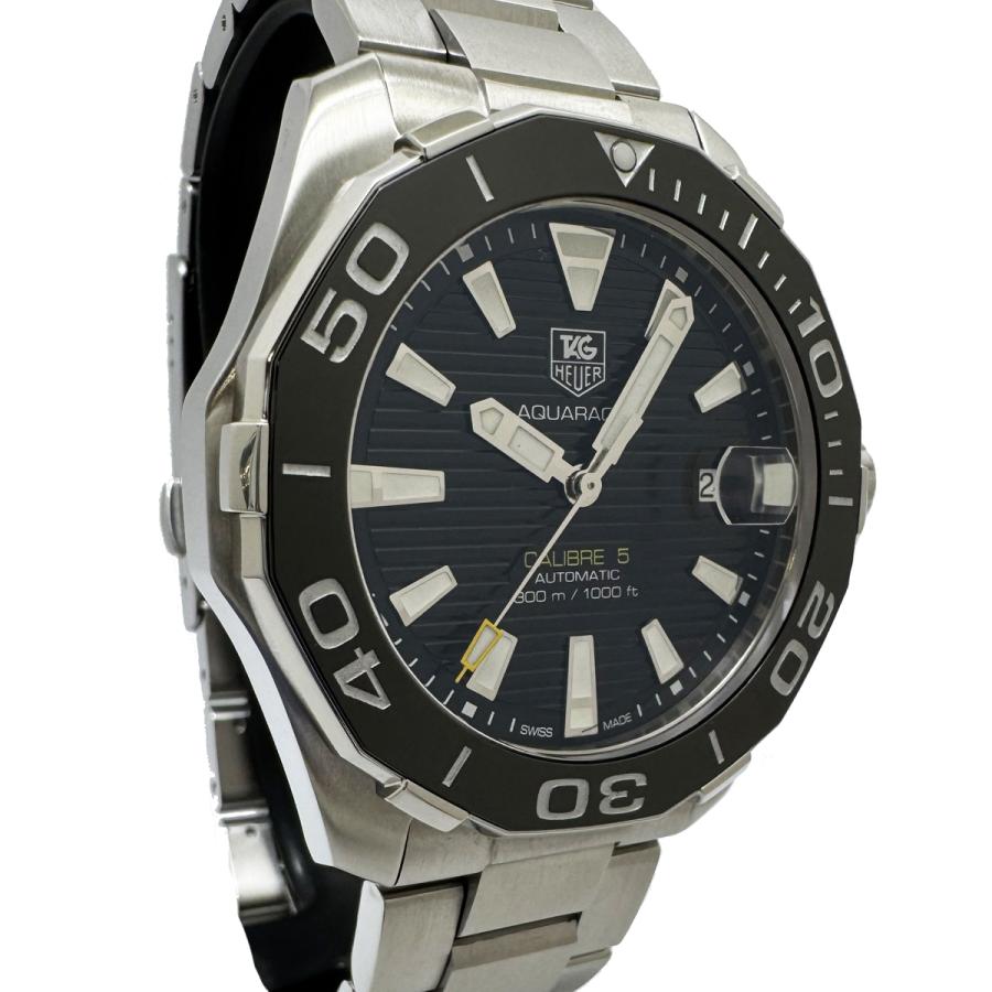 アクアレーサー タグホイヤー デイト 自動巻き オートマ キャリバー5 WAY211A 黒文字盤 メンズ TAGHEUER タグ・ホイヤー 保証書 箱付き : BRANDSHOP HERIOS ...