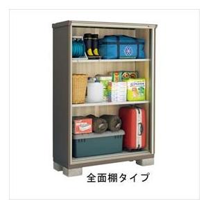 イナバ物置 『配送は関東・東海限定』イナバ物置 KMW／ナイソーシスター KMW-196C NG 全面棚タイプ『二重構造収納庫 KMXシリーズのモデルチェンジ D : エクステリアのプロキロ ...