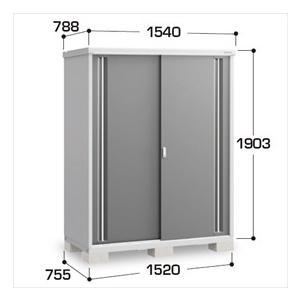 『配送は関東・東海限定』イナバ物置 MJX／シンプリー MJX-157EP CG 長もの収納タイプ『屋外用収納庫 DIY向け 小型 物置』『追加金額で : 26011301 : エクステリアの ...