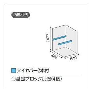 物置 屋外 おしゃれ 『配送は関東・東海限定』イナバ物置 BJX／タイヤストッカー BJX-099DT EB タイヤ専用収納庫 『屋外用ドア型小型物 : 26658404 : エクステリアの ...