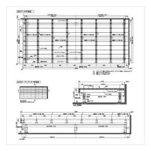 MINO ハイブリッド彩木 ガーデンデッキDG 幅3600×奥行2729 高さ501〜600mm DG2740 向き：横貼り 幕板勝ち ...