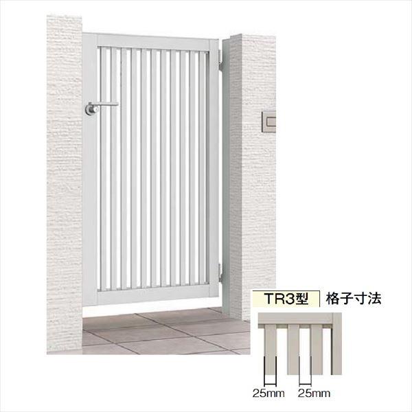 リクシル 開き門扉AB TR3型 06-10 片開き 柱仕様 : エクステリアのプロキロYahoo!店 - 通販 - Yahoo!ショッピング