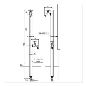 オンリーワン アクアルージュアンティークW 水栓柱 +水鉢セット TK3-SCWBK+TK3-E-CBB ブラック : エクステリアのプロキロYahoo!店 - 通販 - Yahoo!ショッピング