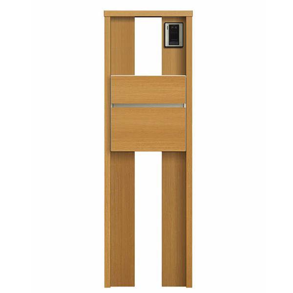 YKKAP ルシアスポストユニット SD01型 インターホン位置/外観右 照明なしタイプ UMB-SD01 ＃表札はネームシール ポストT10型取付用 :99065901:エクステリアのプロ ...