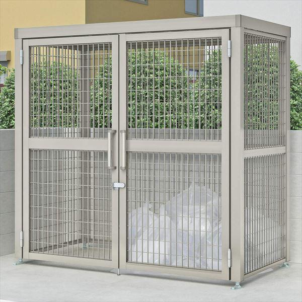 【法人様限定商品 個人宅・現場配送不可】四国化成 ゴミストッカーAMF型 開き戸式 メッシュ屋根 アンカー式 基本セット GSAMF ...