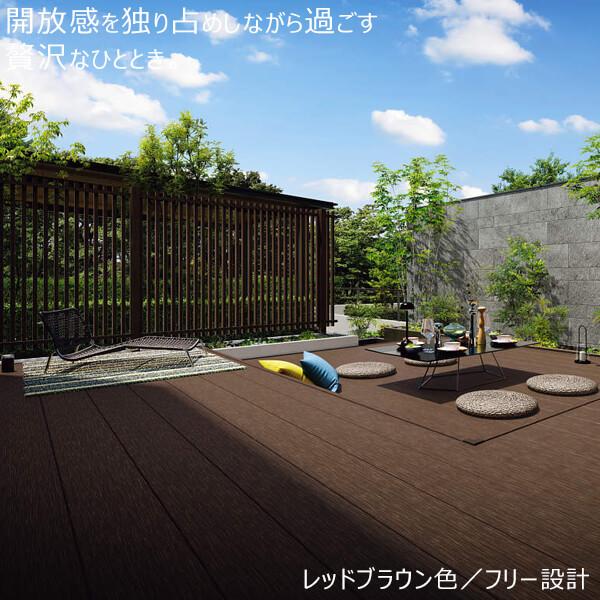 YKK リウッドデッキ200 EG Tタイプ 高さ400〜550 1.5間×5尺 ウッドデッキ 人工木 樹脂 diy :27117301:エクステリアのキロYahoo!店 - 通販 ...