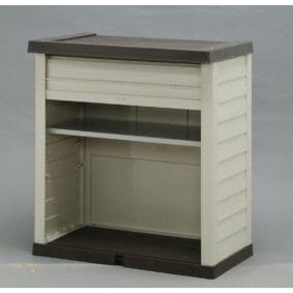 アイリスオーヤマ ウッディロッカー WDL-910WV ブラウン／ベージュ : エクステリアのキロYahoo!店 - 通販 - Yahoo!ショッピング