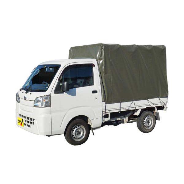 南榮工業 軽トラ幌セット KH-5OD オリーブドラブグリーン色 : エクステリアのキロYahoo!店 - 通販 - Yahoo!ショッピング