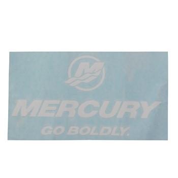 Mercury Marine MERCURY デカール ホワイト 「MERCURY GO BOLDLY」 : キサカダイレクト Yahoo!店 - 通販 - Yahoo!ショッピング