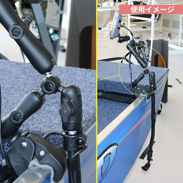 RAM MOUNTS（ラムマウント） // 即納 // ラムマウント 直接仕入 RAM-B-289U 1インチボール 3連結ボール アダプター ...