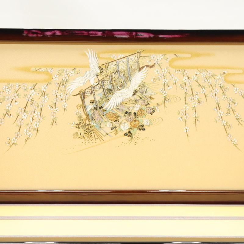 アウトレット品 雛人形用 台屏風セット 40号 しだれ桜 塗桐ボカシ三段飾り台セット 組立式 24a-ya-0173 : 季節用品ショップ ゆうき - 通販 - Yahoo!ショッピング