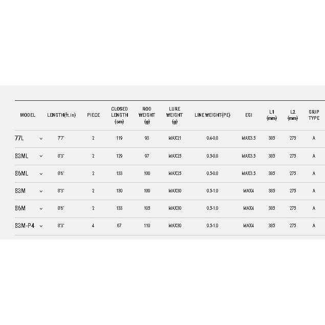 tailwalk エギスト TZ 83M-P4 : 4516508163209 : アングラーズプラザ岸波ヤフー店 - 通販 - Yahoo!ショッピング