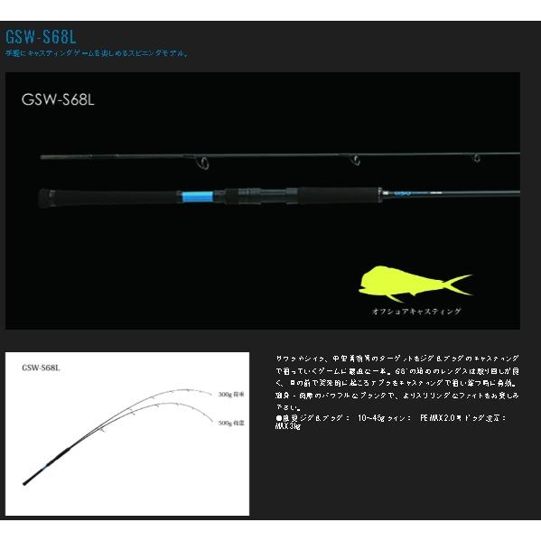 JACKALL ジャッカル ジーエスダブル GSW-S68L : アングラーズプラザ岸波ヤフー店 - 通販 - Yahoo!ショッピング