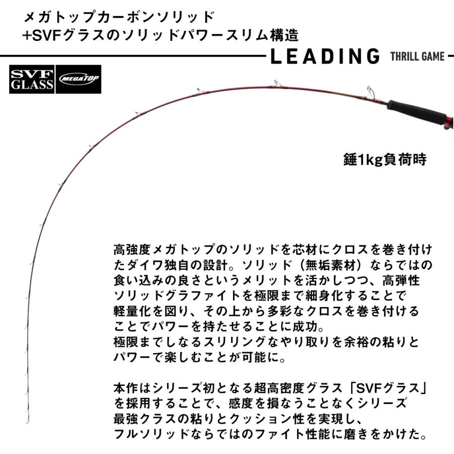 DAIWA（釣り） ダイワ リーディングスリルゲーム 73MH-220・J ※2025年10月発売ご予約品 : アングラーズプラザ岸波ヤフー店 - 通販 - Yahoo!ショッピング
