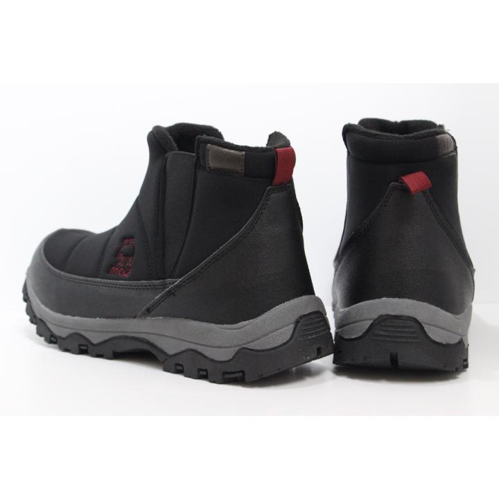メンズ ブーツ モズ 防寒 防水 防滑 軽量 幅広 3E MOZ 3671 BLACK : moz3671blk : 岸山履物店 Yahoo!ショップ - 通販 - Yahoo!ショッピング